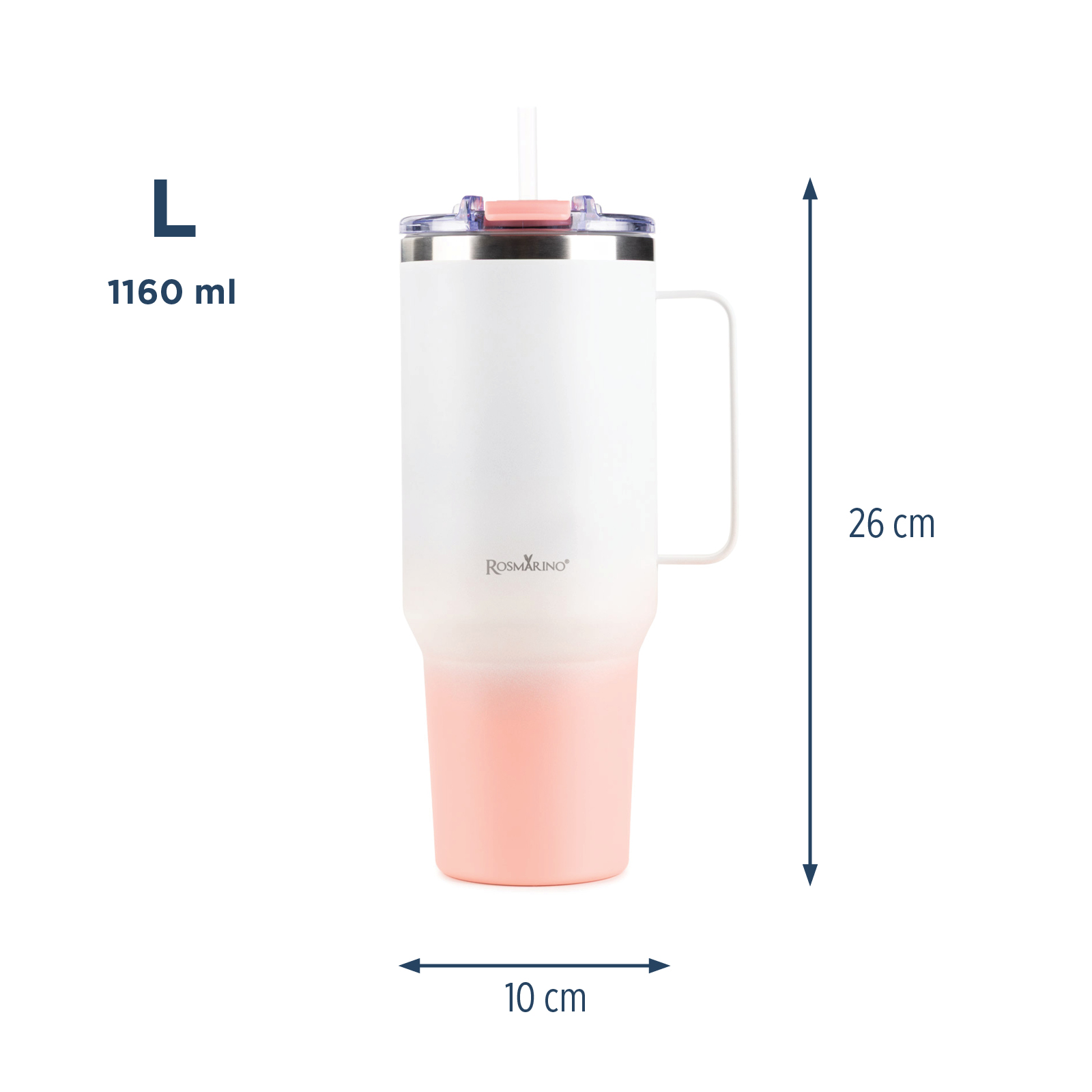 Termos MegaCup Gradient,1160ml, roza - Vitapur.rs